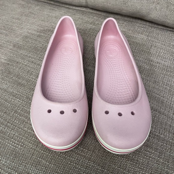 CROCS | Shoes | Crocs Pink Slip On Sz | Poshmark